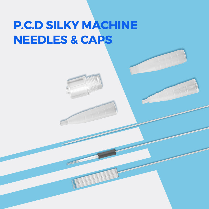 SILKY MACHINE NEEDLES & CAPS – P.C.D PERMANENT MAKEUP